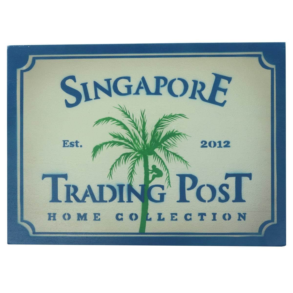 Vintage Wooden Wall Art – Singapore Trading Post
