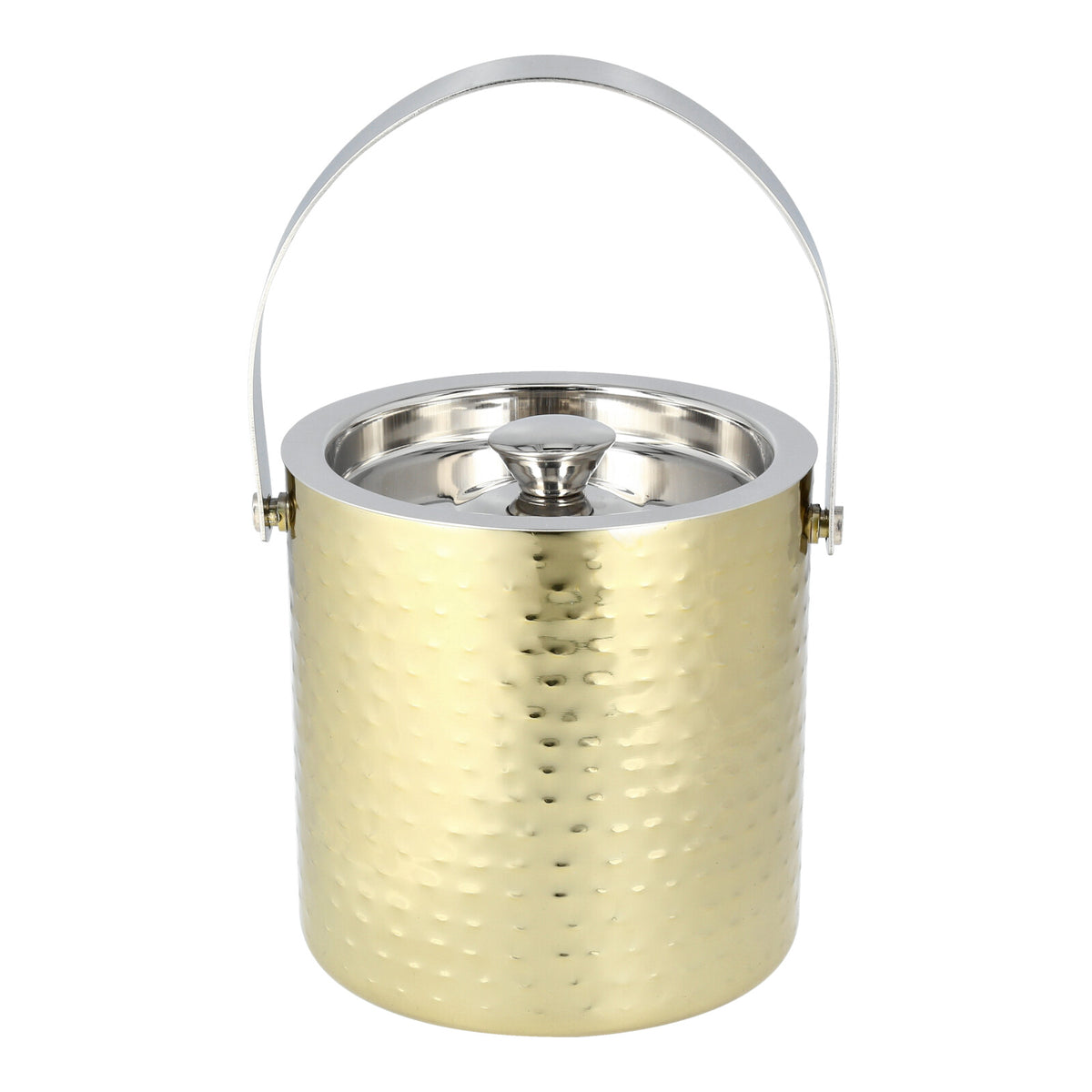 Ice Holder in Hammered Gold – Singapore Trading Post
